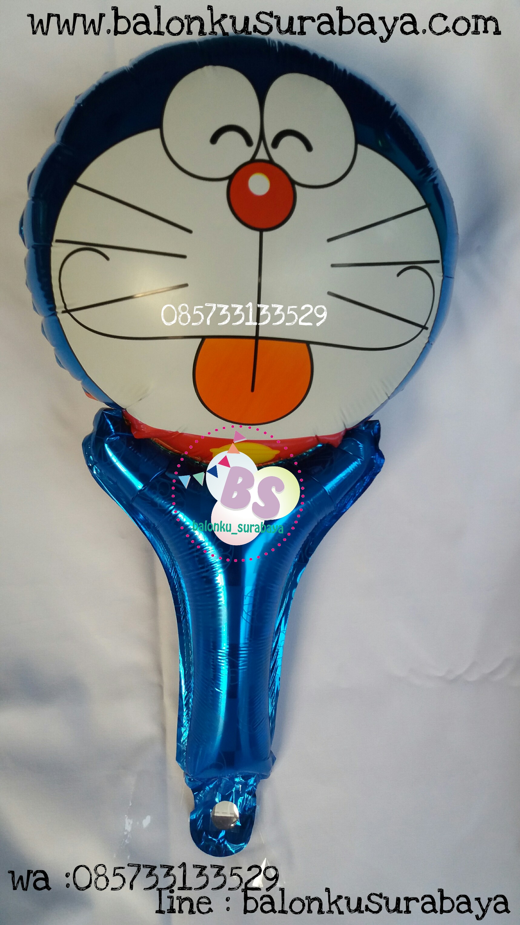Balon Foil Tongkat Karakter Doraemon – Balonku Surabaya