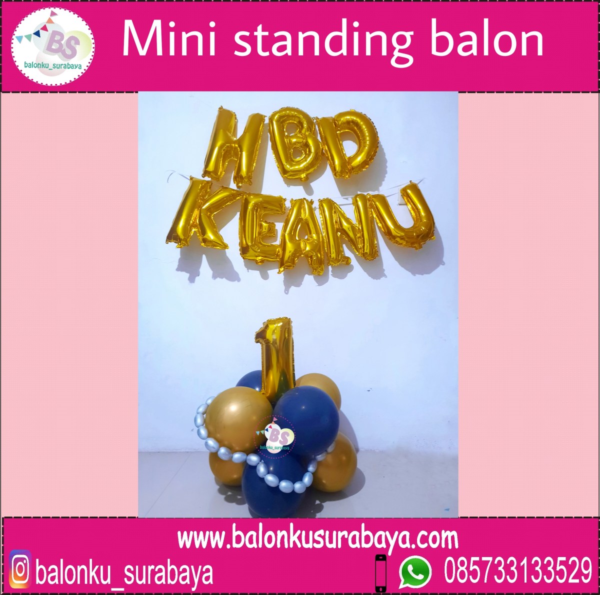 Jual Standing Balon Kecil – Balonku Surabaya